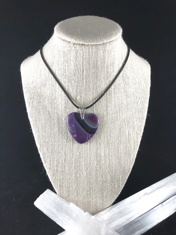 Crown Zen Heart-Necklace - HeartWear by Tracey